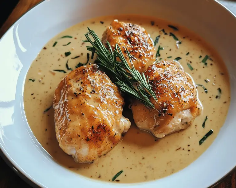 Irish Chicken in Whiskey Cream Sauce – Yummy Bric