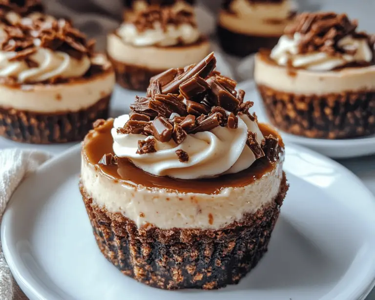 Irresistible No-Bake Turtle Mini Cheesecakes – Yummy Bric