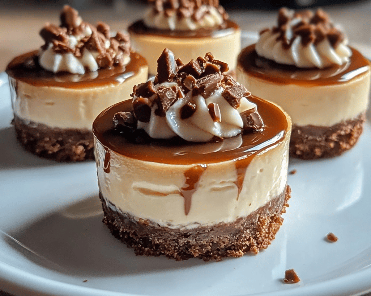 No-Bake Turtle Mini Cheesecakes – Yummy Bric