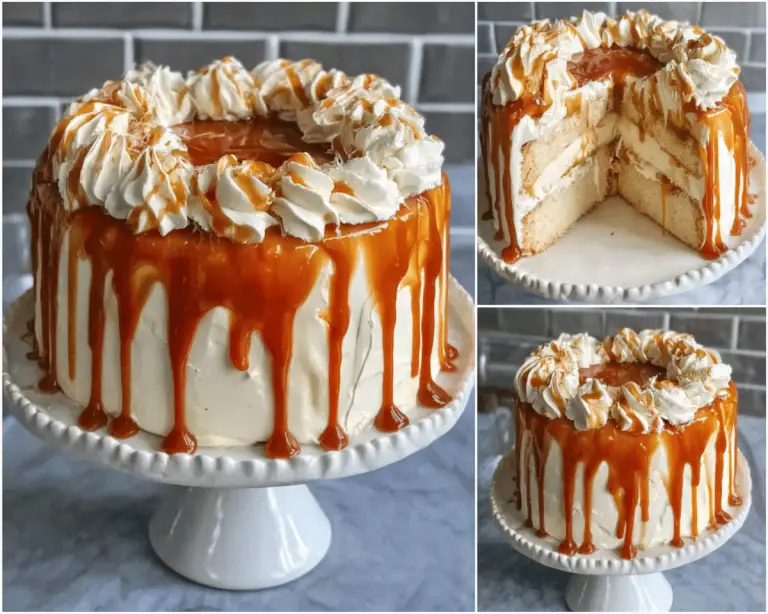 Caramel Cloud Cake – Yummy Bric