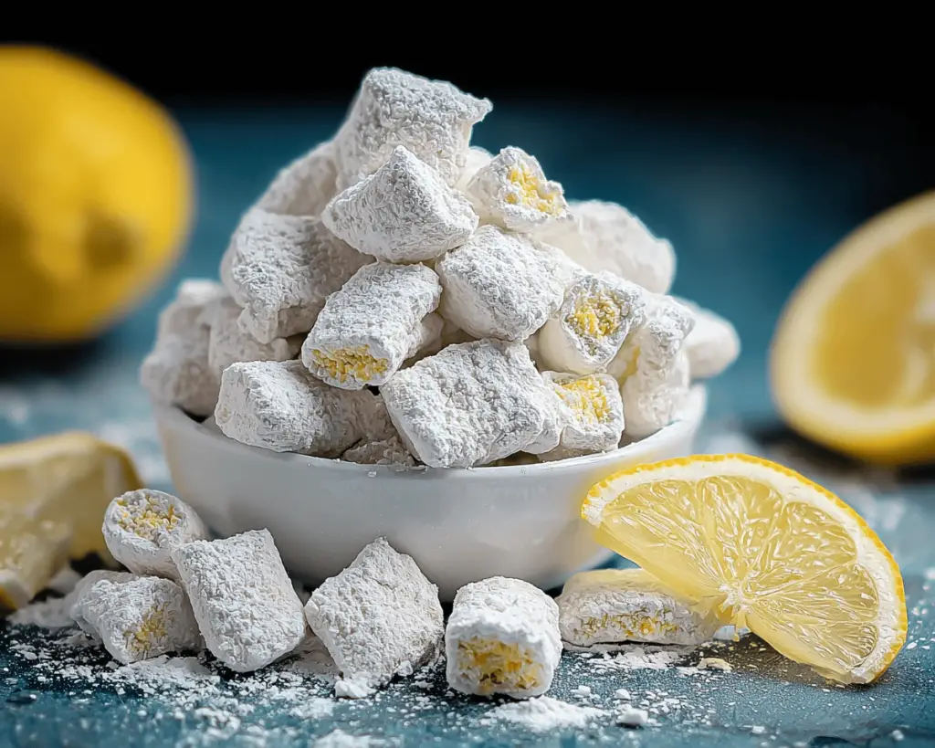 Lemon Puppy Chow – Yummy Bric