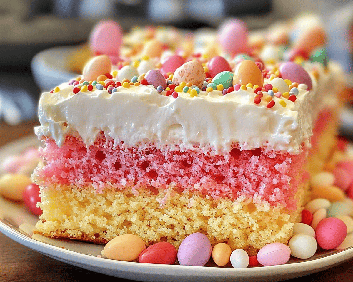 Easter Poke Cake – Yummy Bric