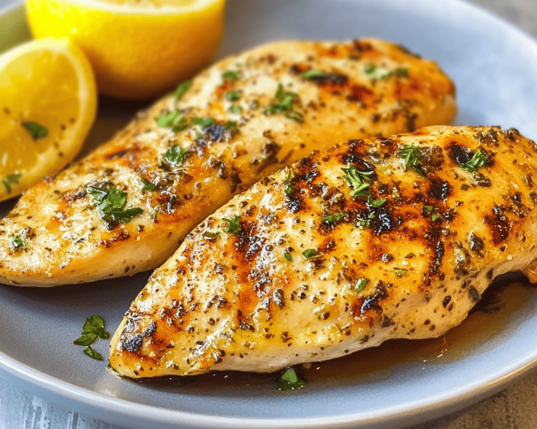 4 Ingredient Lemon Garlic Chicken Marinade – Yummy Bric