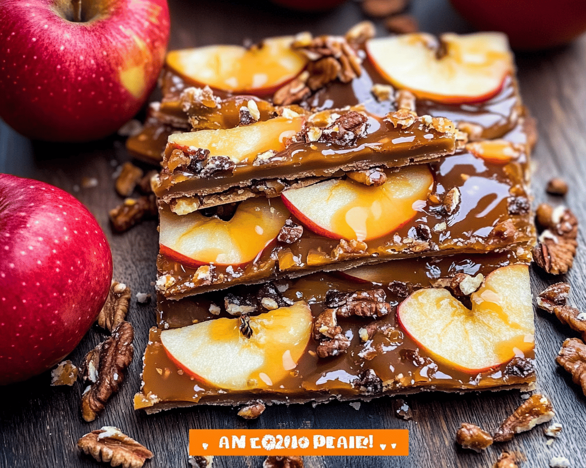 Easy Caramel Apple Bark – A Fall Favorite Treat! – Yummy Bric