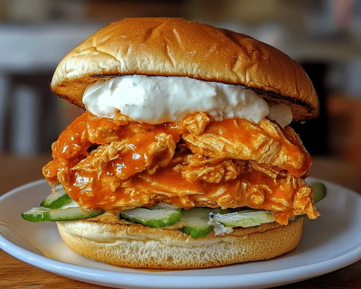 Wow Your Guests with This Irresistible Buffalo Chicken Sandwich Recipe ...