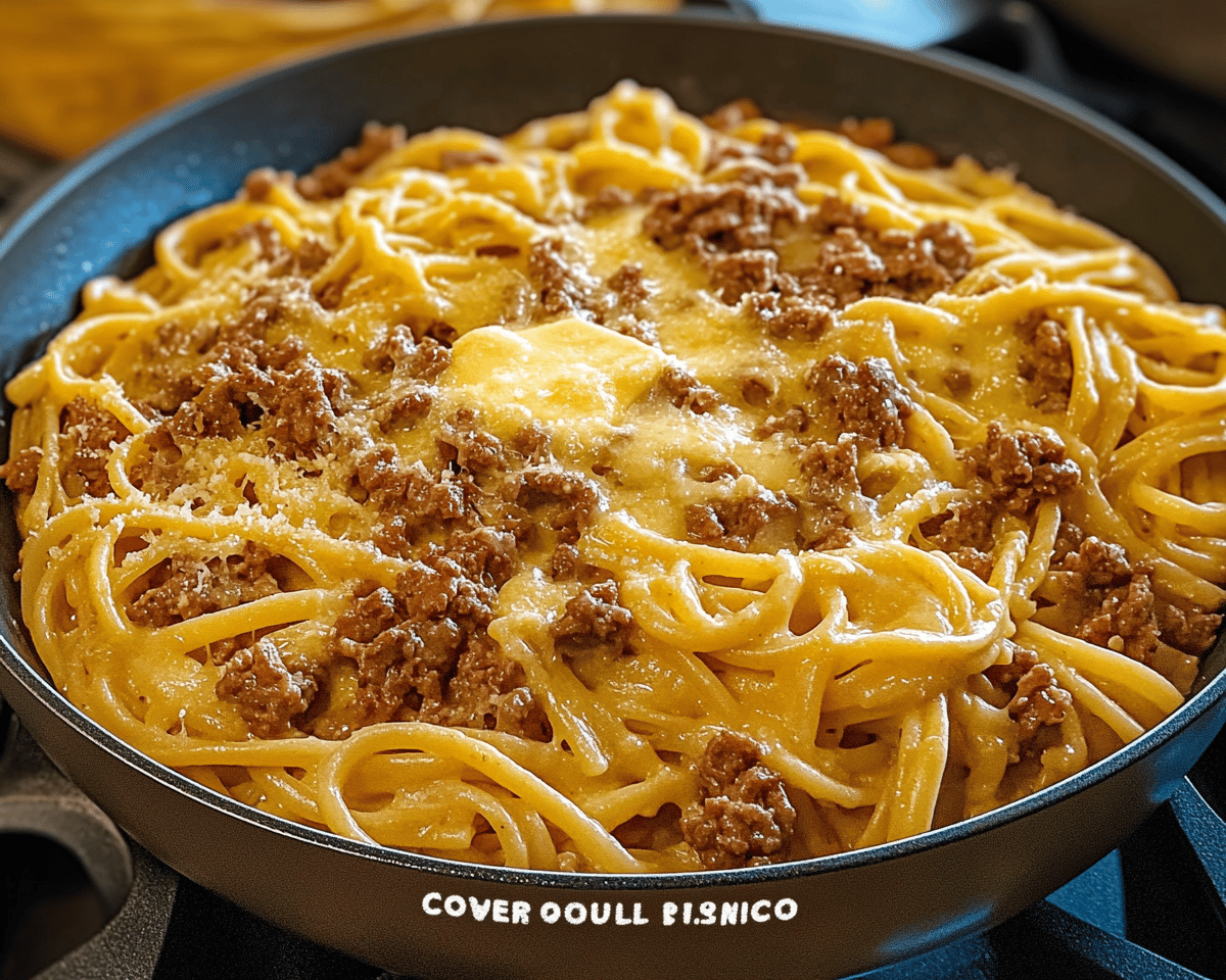 Creamy One-Pot Beef Pasta with Garlic Butter – Yummy Bric