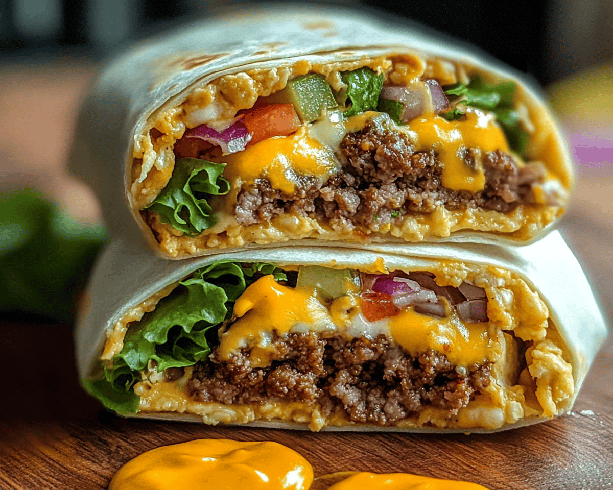 Easy Big Mac Wrap – Yummy Bric