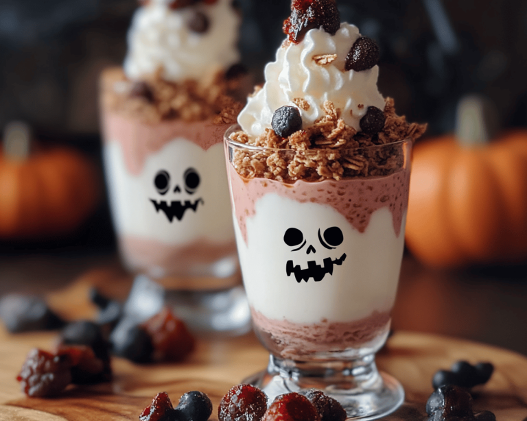Ghostly Yogurt Parfaits: A Spooky Delight – Yummy Bric