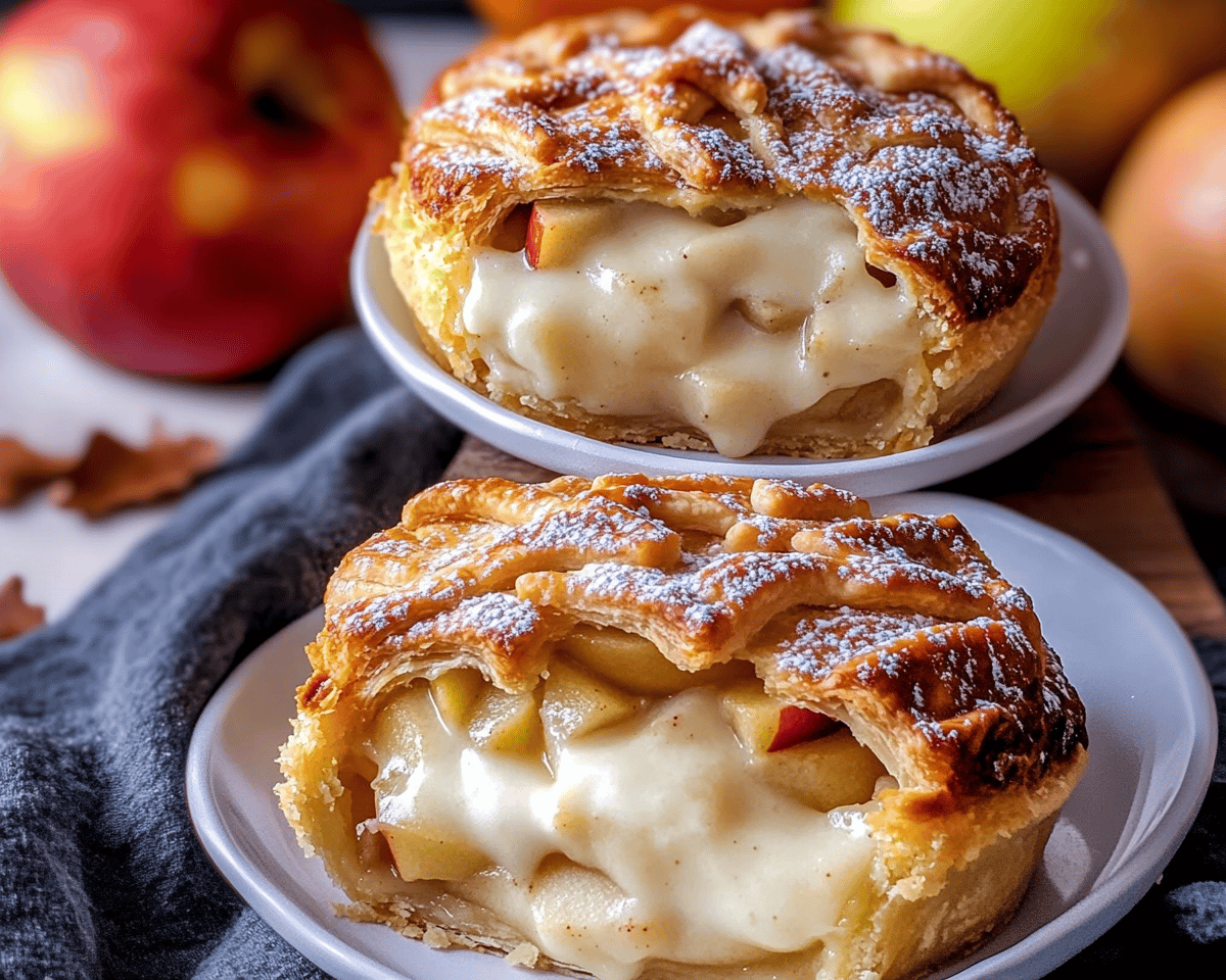 Cheesecake Stuffed Apple Pies – Creamy, Sweet & Bursting with Fall ...