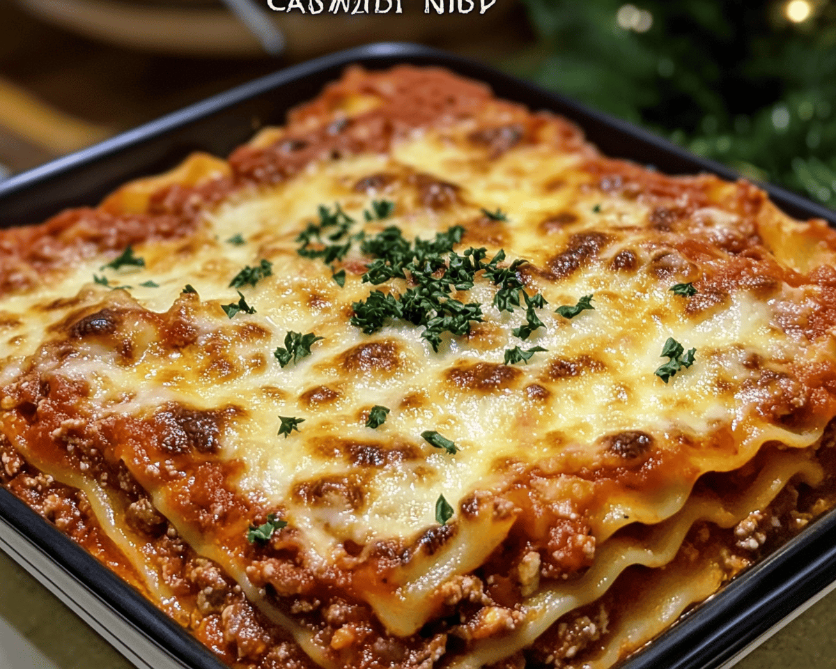 Christmas Eve Lasagna | Classic Holiday Dinner Idea – Yummy Bric