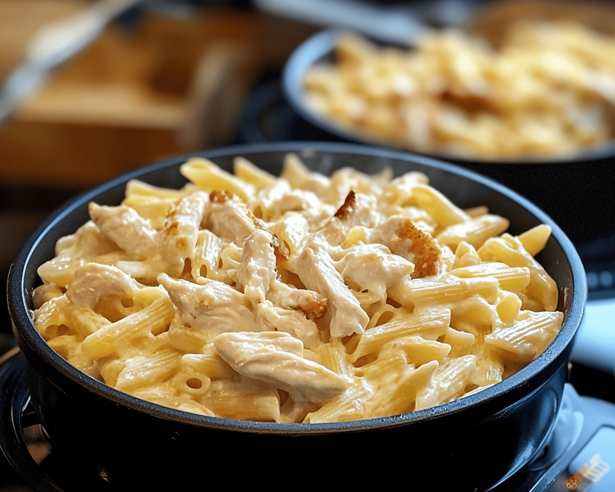 Creamy White Cheddar Chicken Pasta in 30 Minutes! – Yummy Bric