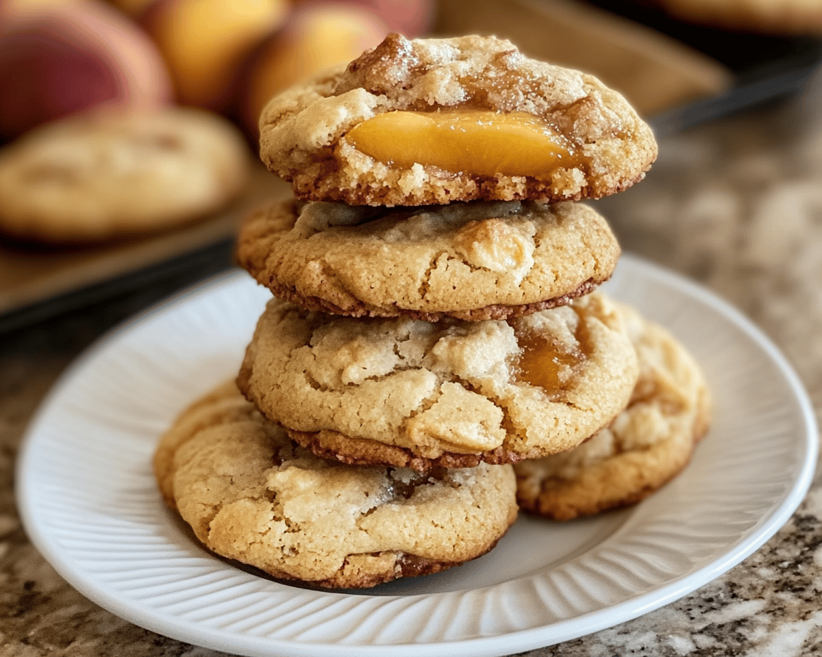 Delicious Peach Cobbler Cookies Recipe – Yummy Bric