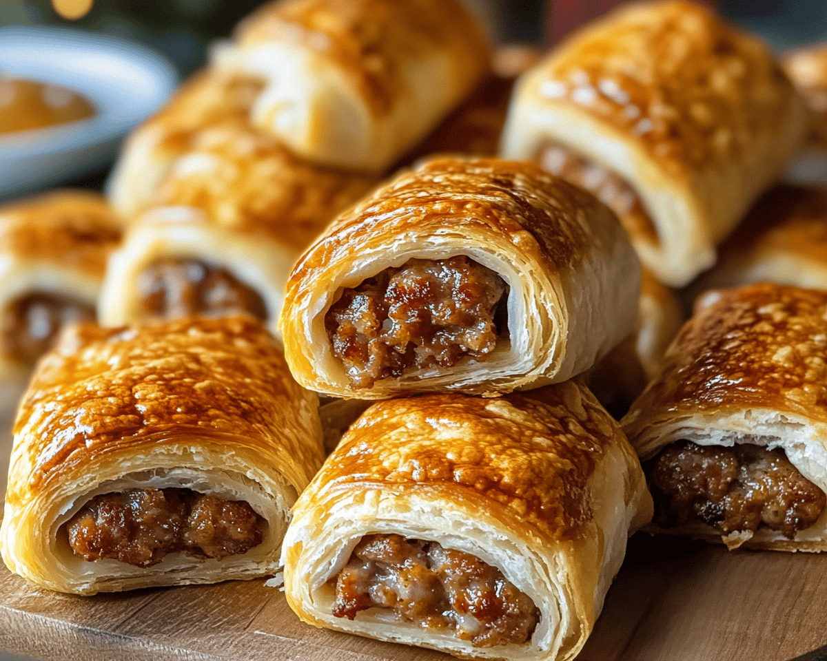 Easy Christmas Sausage Rolls | Perfect Holiday Snack – Yummy Bric