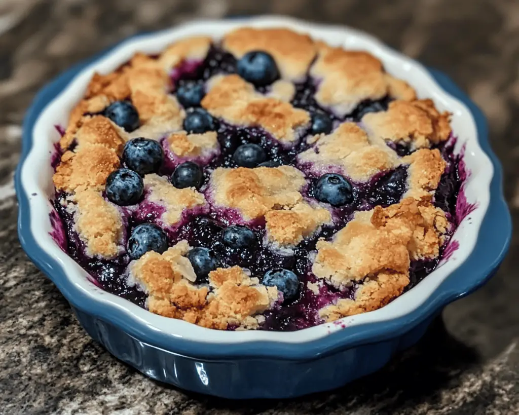 Easy Southern Style Blueberry Cobbler – Yummy Bric