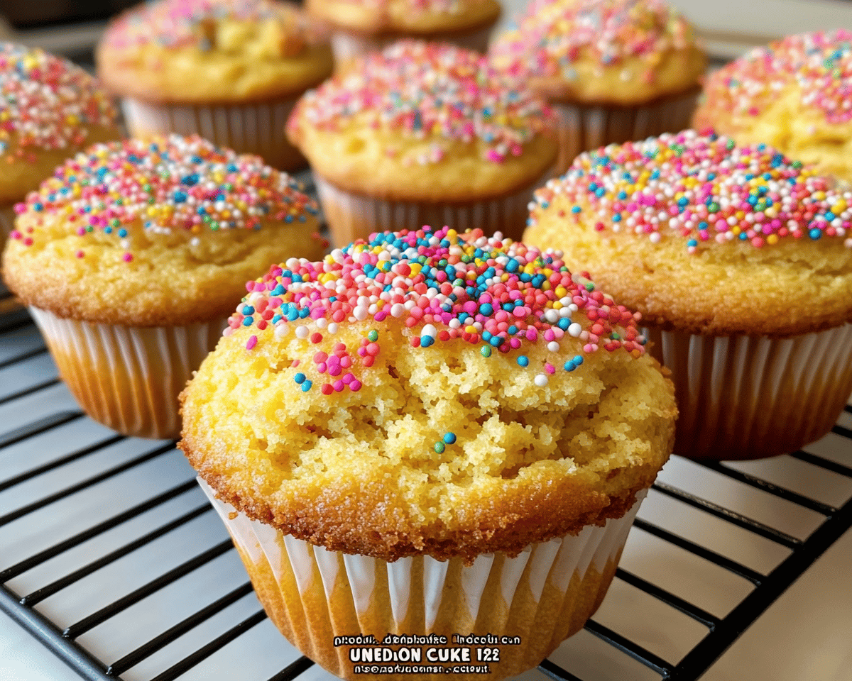 Funfetti Cornbread Muffins with Sprinkles – Sweet, Fluffy & Full of ...