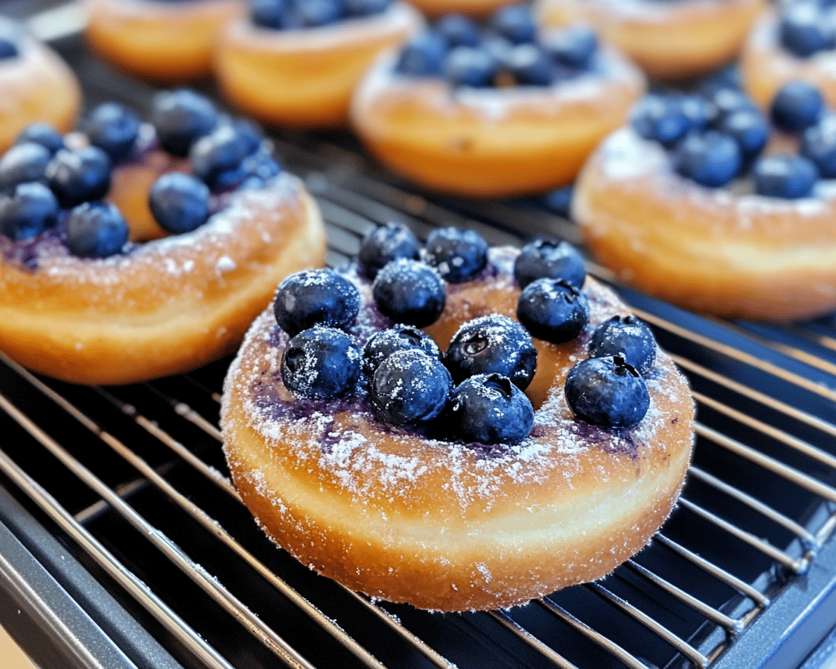 Guilt-Free Air Fryer Blueberry Donuts – Yummy Bric