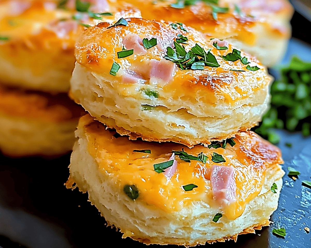 How To Make Irresistibly Fluffy Ham and Cheese Biscuits For Your Next ...