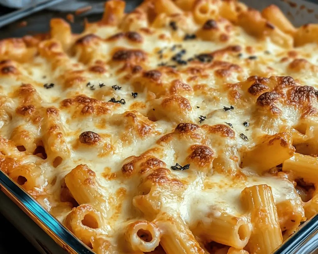 Irresistible Cheesy Baked Rigatoni Recipe – Yummy Bric
