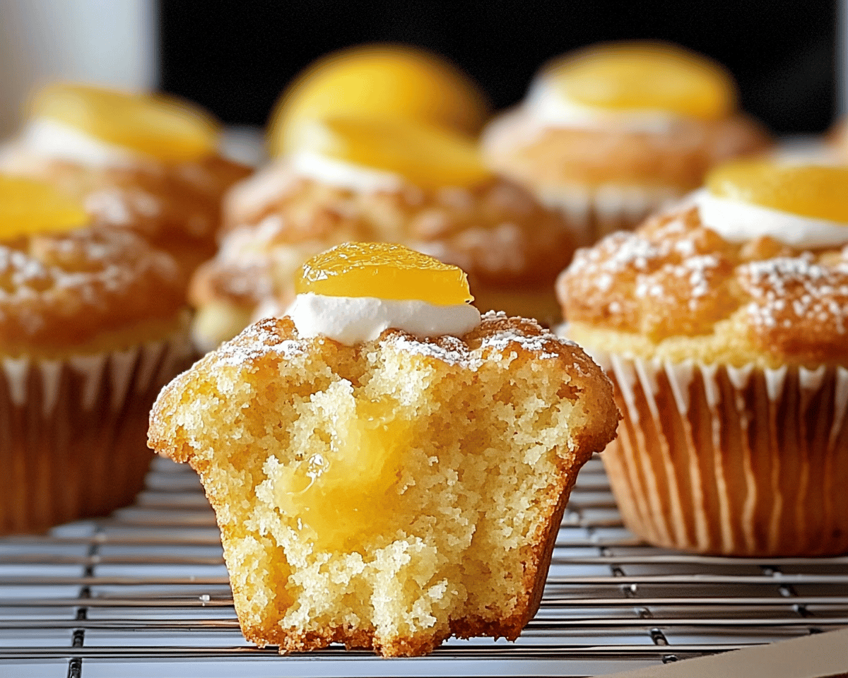 Lemon Curd Muffins – Zesty, Fluffy & Filled with Sunshine! – Yummy Bric