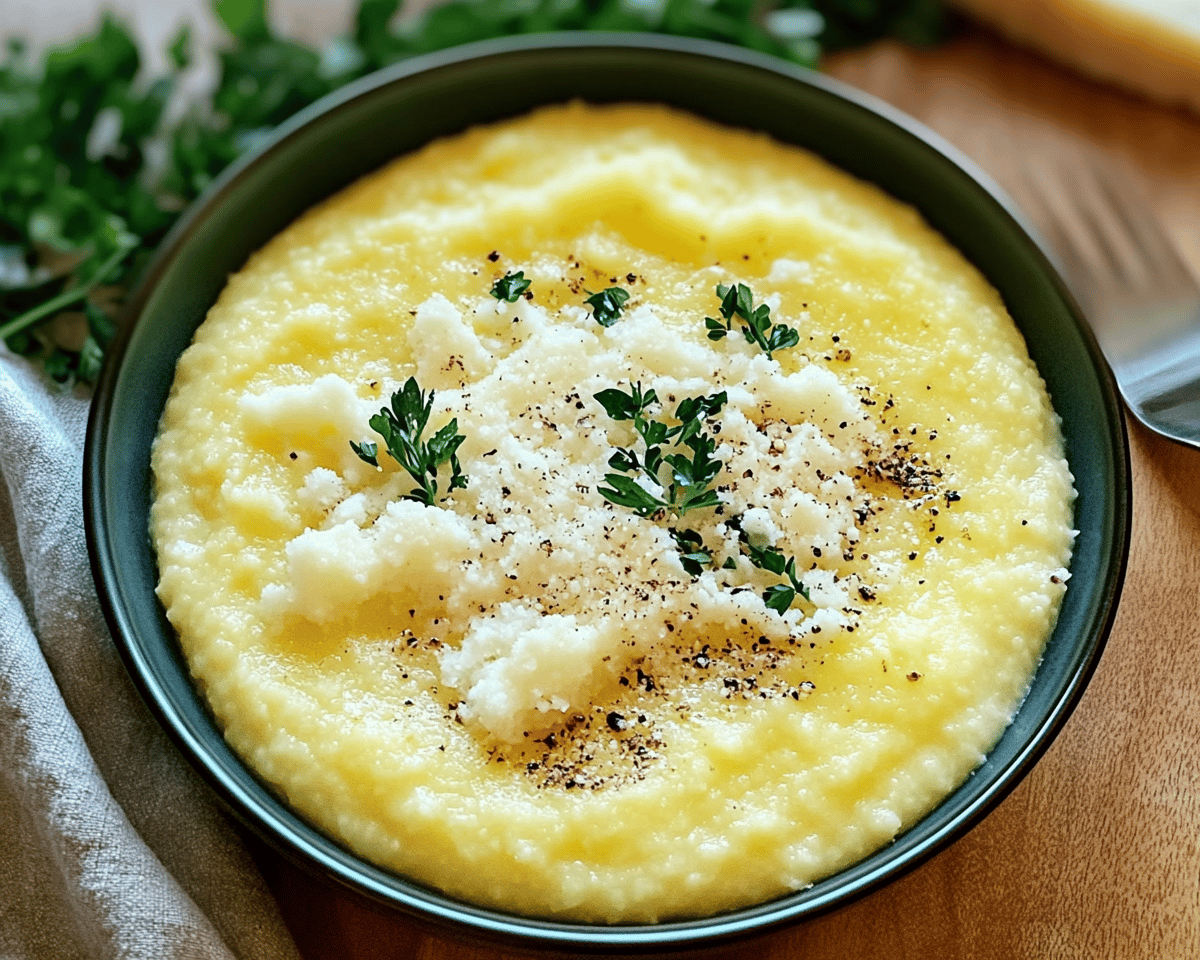 Make Truly Creamy Italian Polenta With Parmesan Delight – Yummy Bric