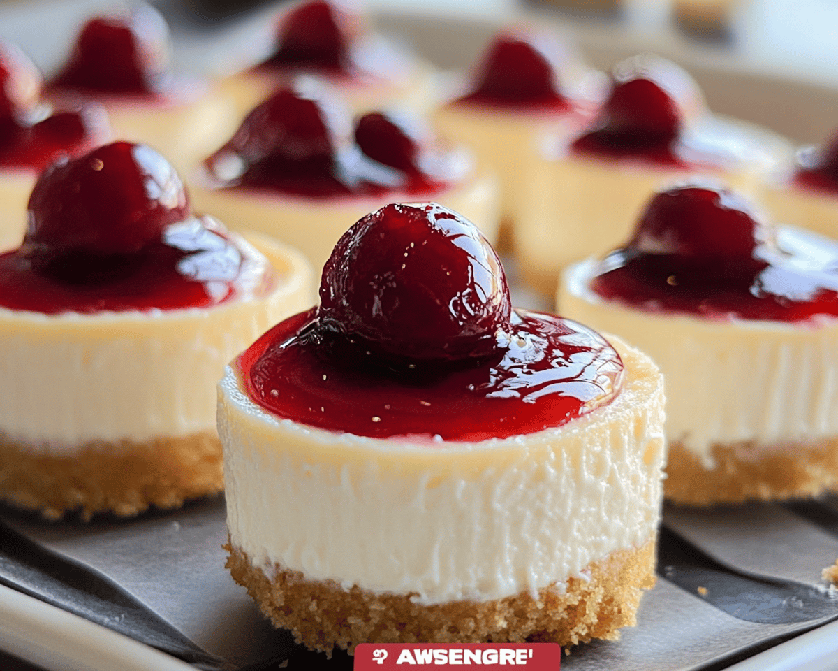 Mini Cherry Cheesecakes – Creamy, Dreamy & Bursting with Sweet Cherry ...
