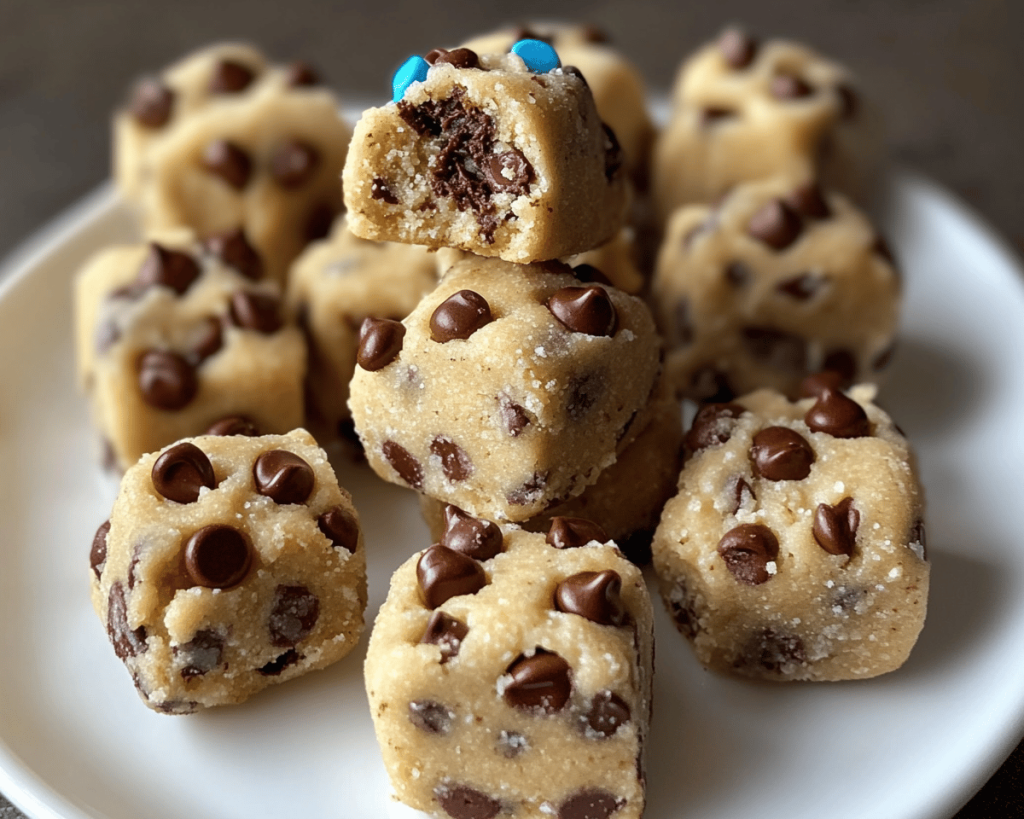 No-Bake Cookie Dough Bites – Sweet, Safe & Totally Addictive! – Yummy Bric