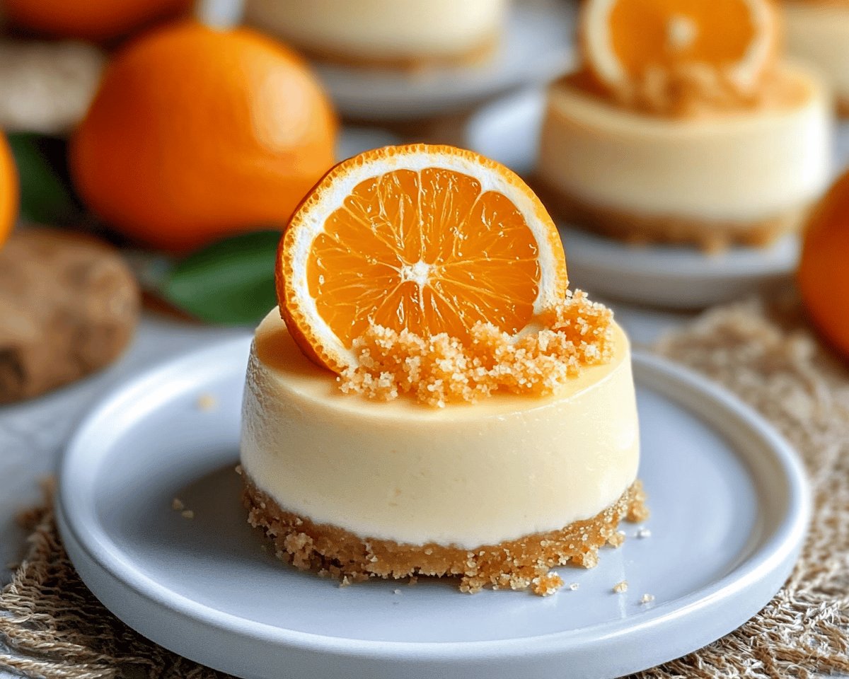 No-Bake Mini Orange Cheesecakes | Easy Individual Dessert – Yummy Bric