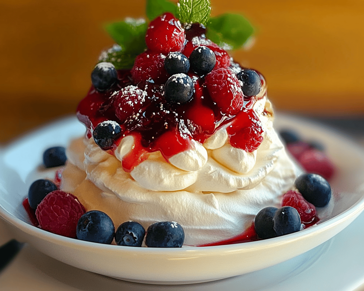 Pavlova Dessert – Yummy Bric