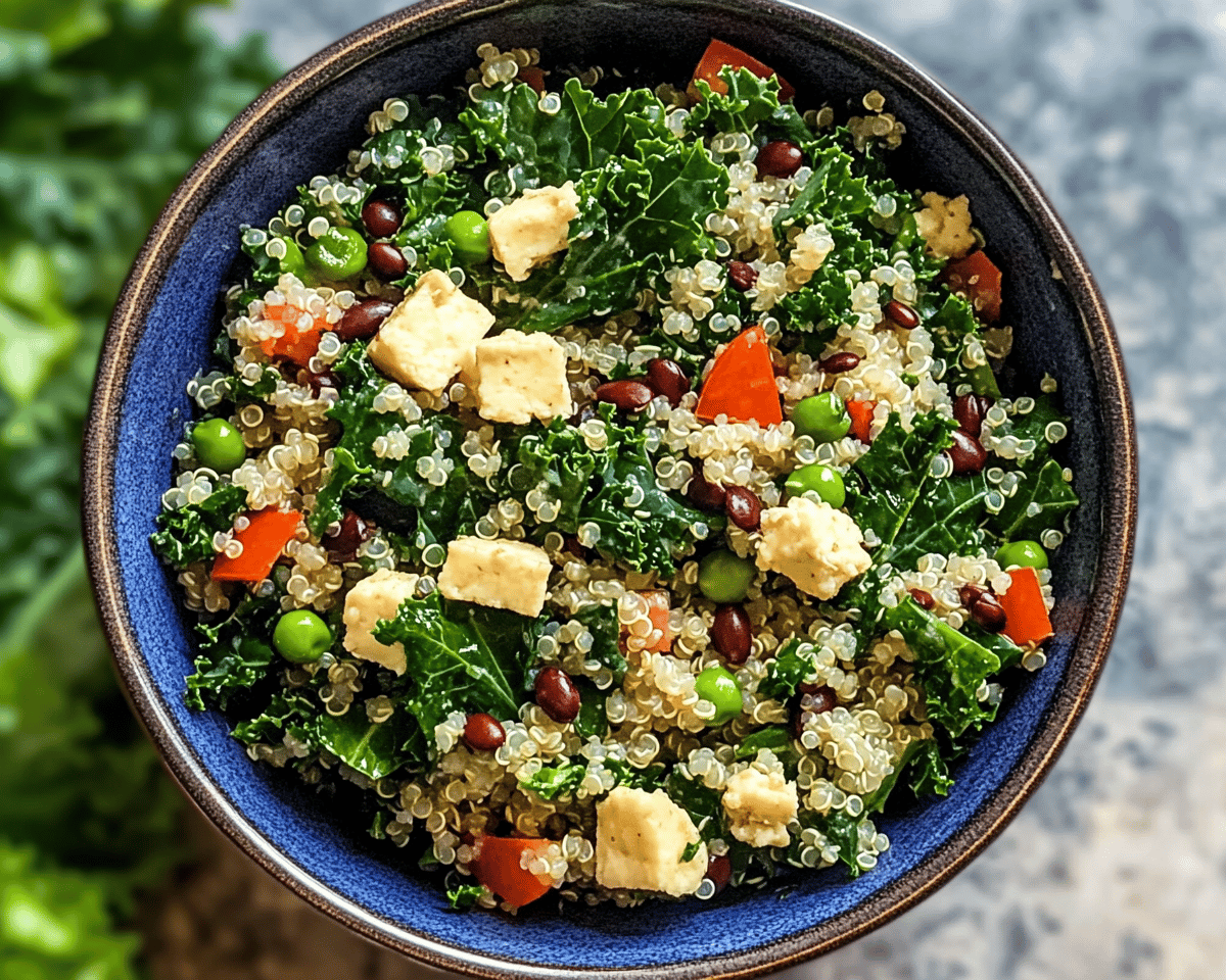 Protein-Packed Kale & Quinoa Salad Recipe – Yummy Bric