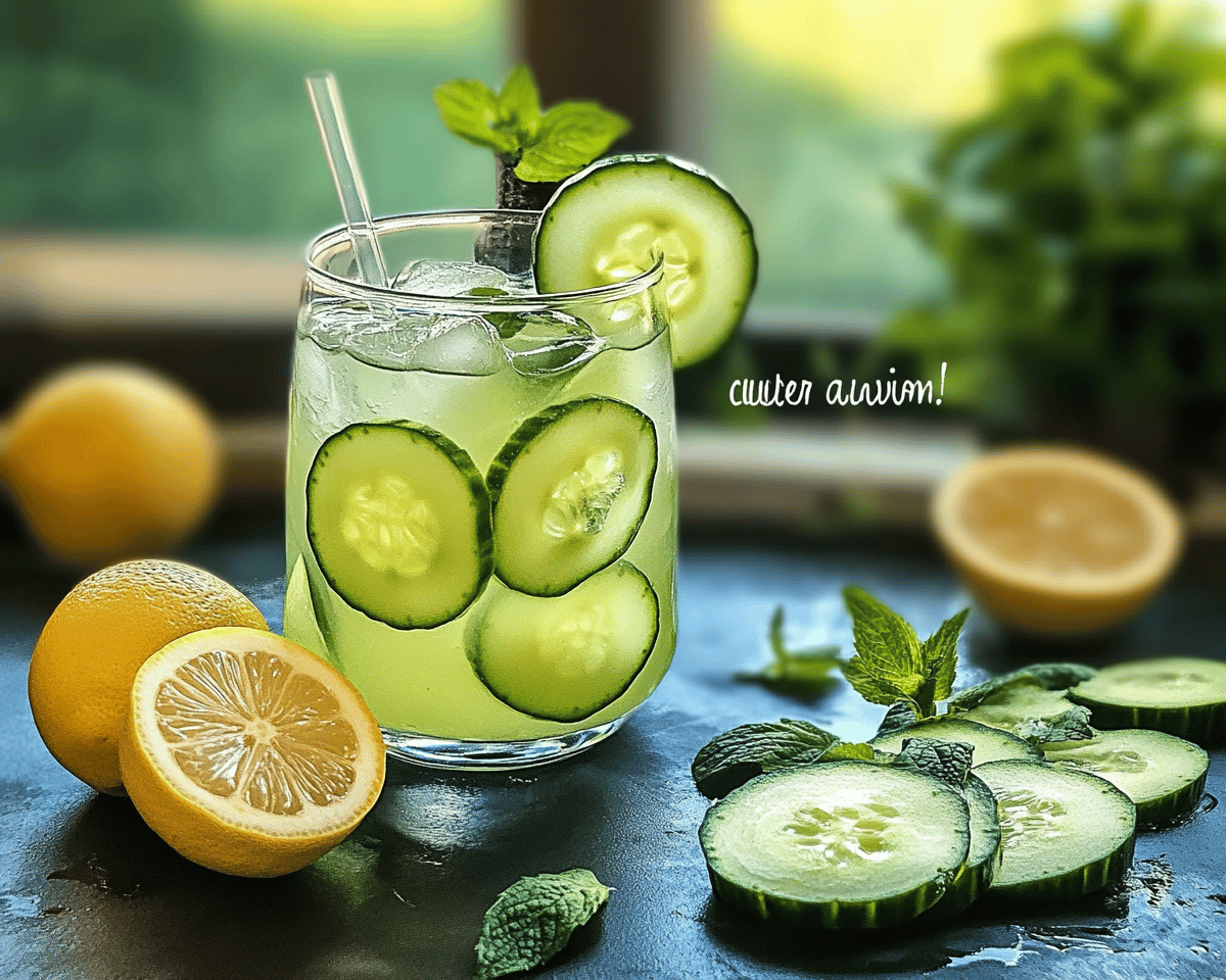 Quench Your Thirst with Cucumber Lemonade! – Yummy Bric