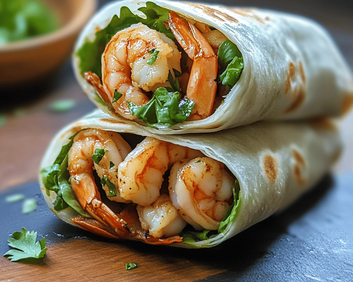 Quick & Easy Shrimp Wrap – Yummy Bric