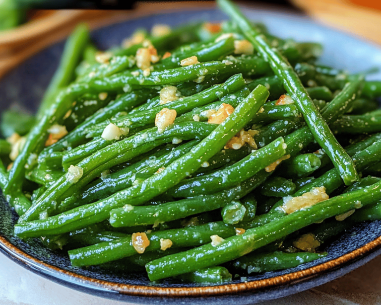Savory Garlic Butter Green Beans | Easy & Flavorful Side Dish – Yummy Bric