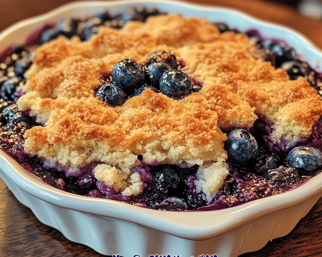 Southern Style Blueberry Cobbler – Juicy, Buttery & Bursting with Down ...