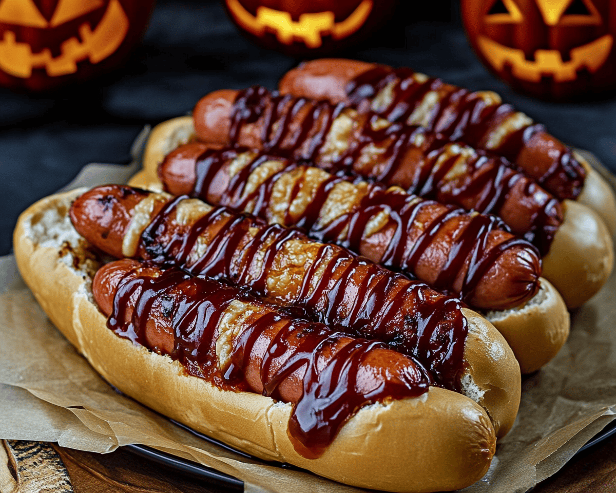 Sticky Finger Hot Dogs Recipe for Halloween – Yummy Bric