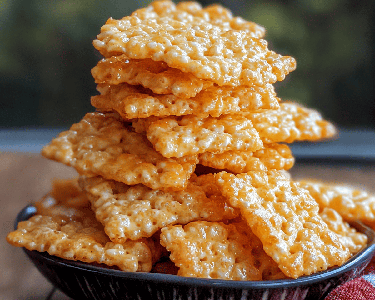Stop Buying Boxed Snacks Make These Cheesy Rice Krispie Cheddar ...