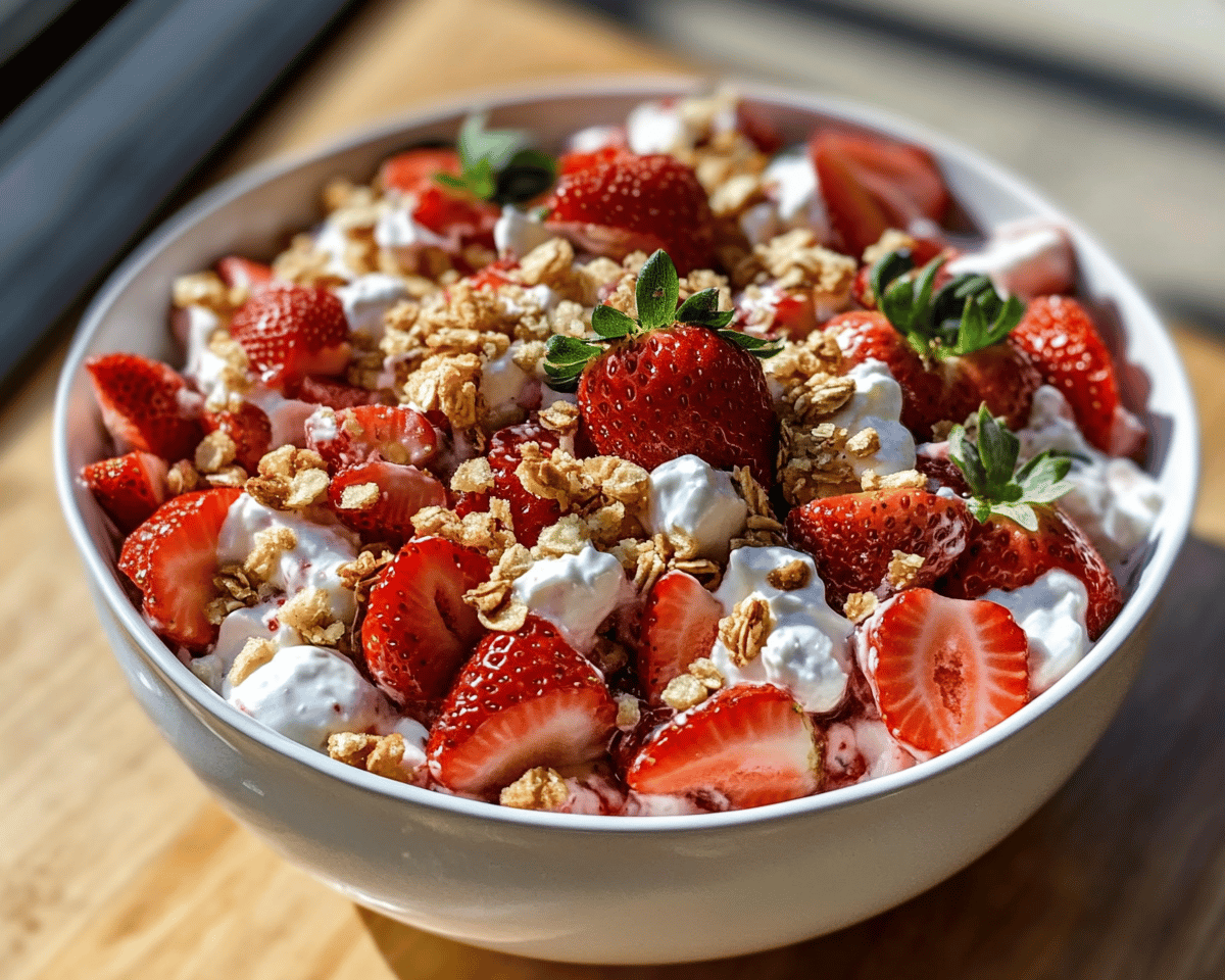 Strawberry Crunch Salad Recipe | Fresh & Irresistible – Yummy Bric