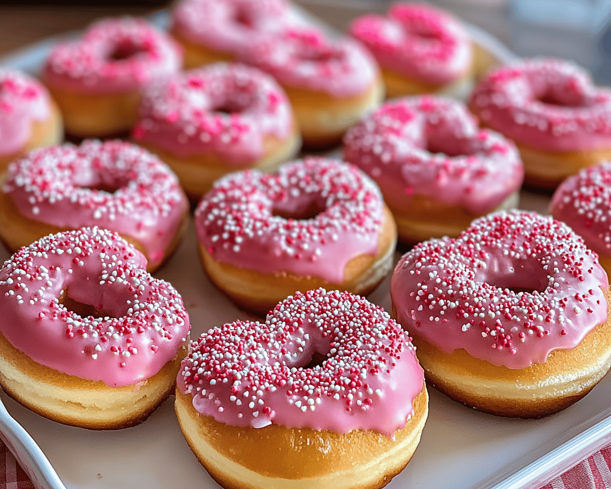Sweetheart Homemade Valentine Doughnuts – Yummy Bric
