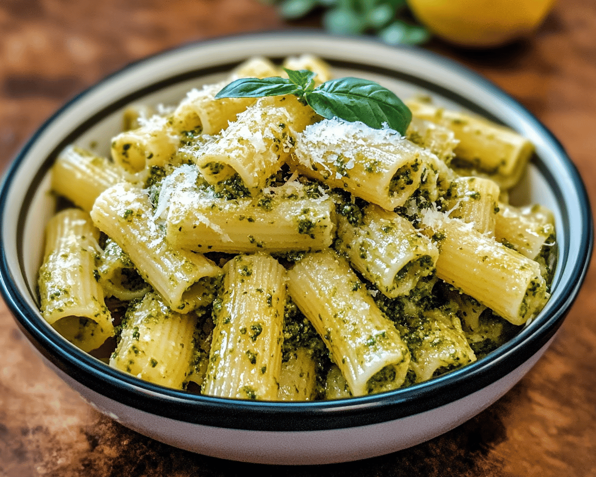 The Easiest Lemon Pesto Rigatoni Recipe You Will Ever Make – Yummy Bric