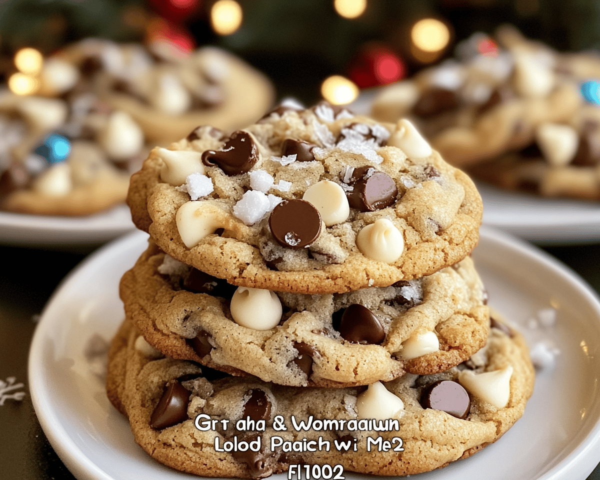 Winter Wonderland Chocolate Chip Cookies – Festive, Gooey & Loaded with ...