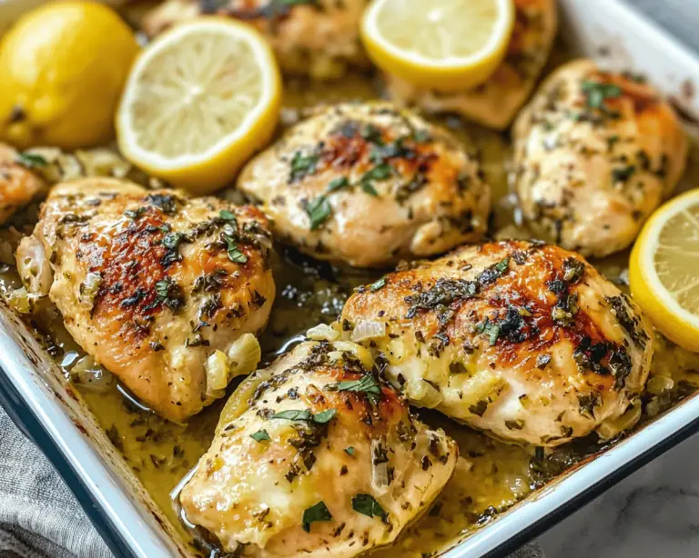 Zesty Italian Lemon Chicken Recipe – Yummy Bric