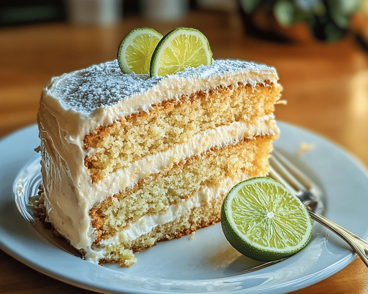 Zesty Key Lime Cake with Cream Cheese Frosting – Yummy Bric