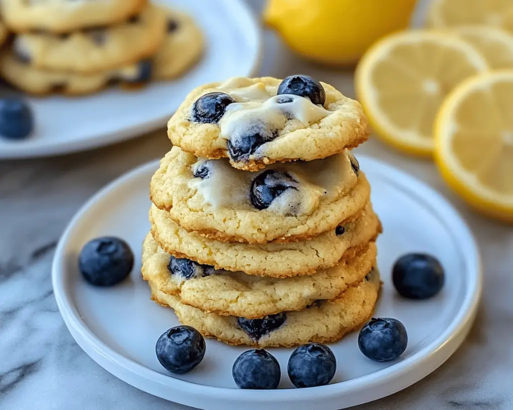 Zesty Lemon Blueberry Cookies Recipe – Yummy Bric