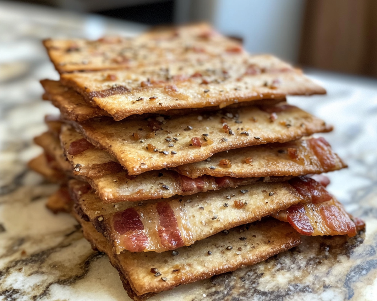 Bacon Crackers – Yummy Bric