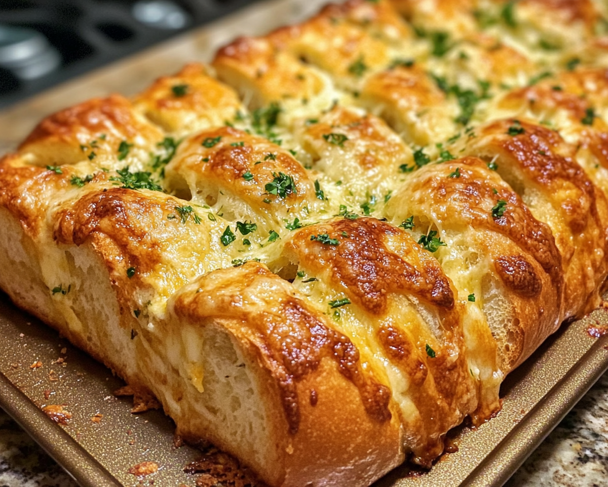 Cheesy Pull-Apart Bread (Easy Game Day Snack) – Yummy Bric