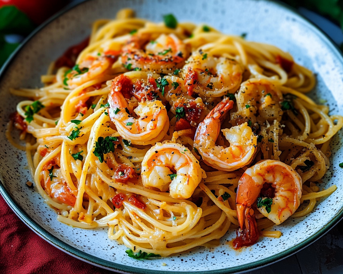 Chilli Garlic Prawn Pasta – Yummy Bric