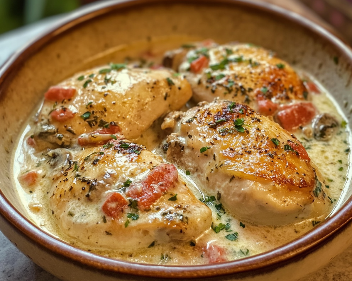 Creamy Tuscan Chicken for a Cozy Valentine’s Meal – Yummy Bric