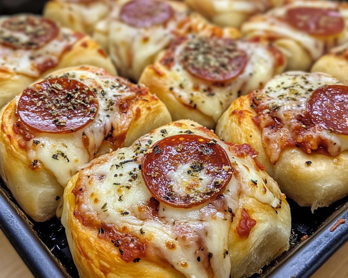 Easy Pepperoni Pizza Rolls Recipe for Party Snacks – Yummy Bric