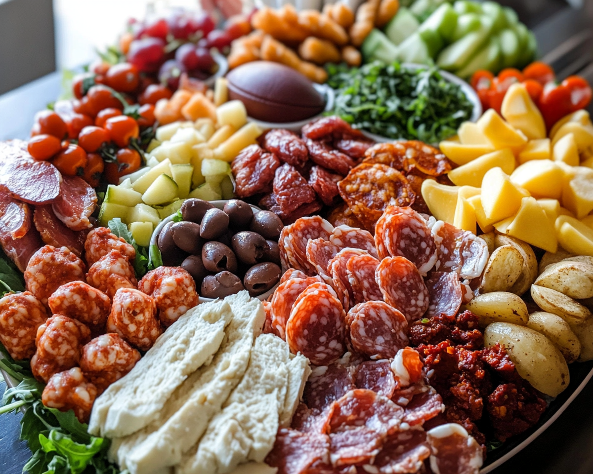 Football Party Finger Food Platter – Yummy Bric