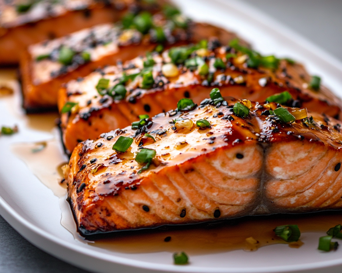 Honey Garlic Salmon (Easy Valentine Dinner) – Yummy Bric
