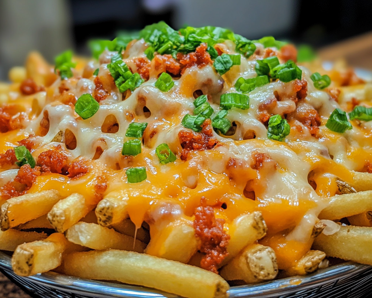Loaded Cheese Fries (Super Bowl Party Food Idea) – Yummy Bric